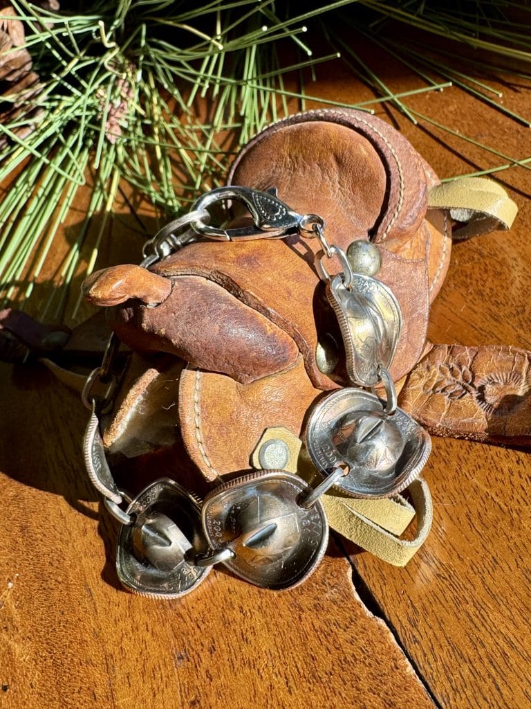 Texas Quarter Cowboy Hats Bracelet - Kenneth Wyatt Galleries